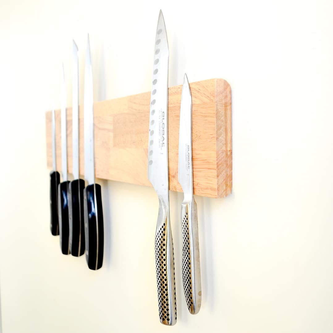 Magnetisch messenblok | XL 55 cm | Licht eiken | Krachtige magneet ...